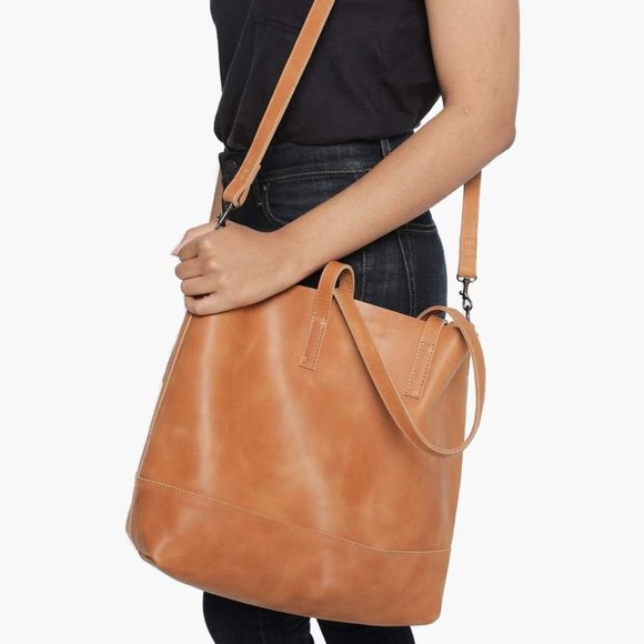 Able | Bags | Nwt Able Abera Crossbody Tote In Cognac | Poshmark